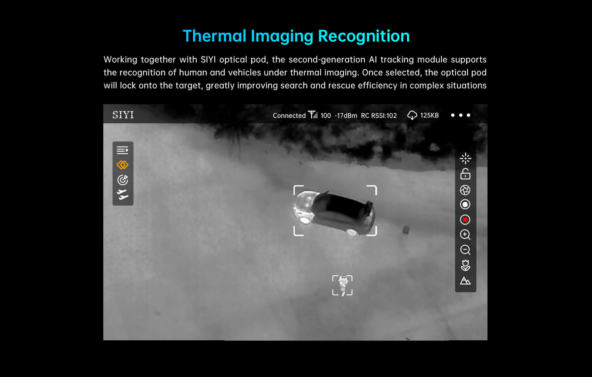 Siyi Ai Tracking Module: Thermal Imaging Object And License Plate ...