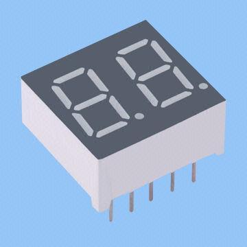 Dual-digit 7-segment Led Display, 0.36-inch Red Color, Common Anode ...