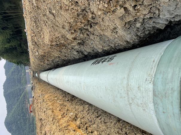 continuous advancing mandrel winding fiberglass mortar pipe China ...