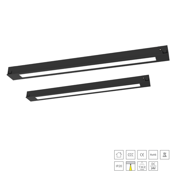 8w/16w Led Magnet Track Light System - White Led Magnet Lamp Track ...