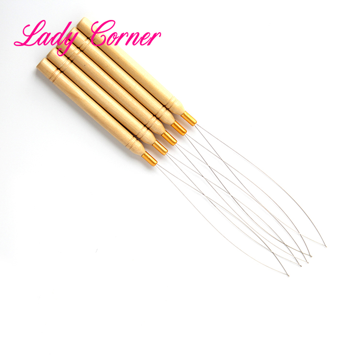 Wooden Pulling Needle, Micro Ring Loop Threader, Loop Hair Extensions ...