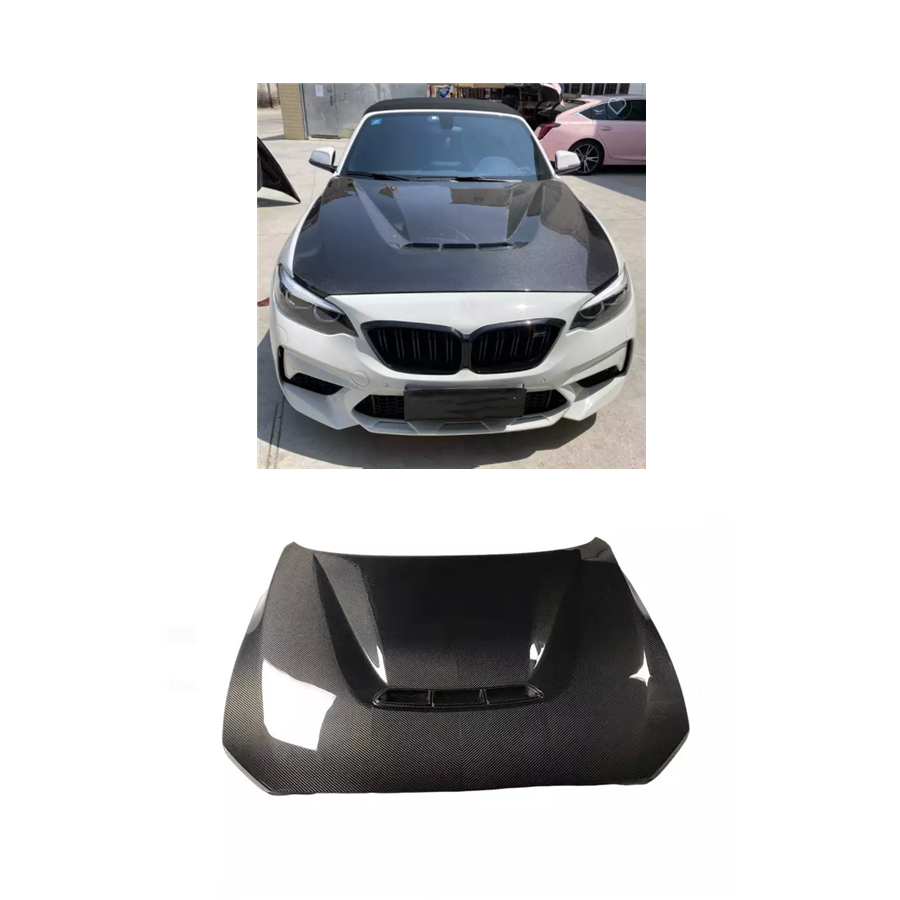 Bmw 2 Series F22 Upgrade Cs Style Carbon Fiber Hood Cover F87 M2 Bonnet ...
