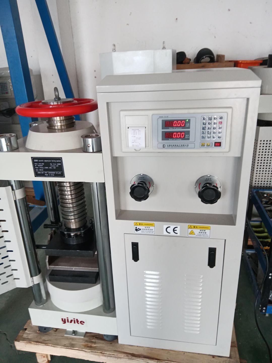 Computer Automated Concrete Material Compressive Strength Testing ...