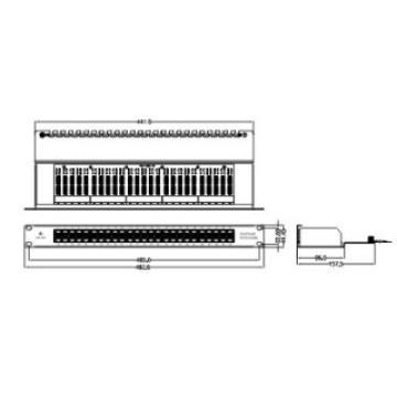 Utp Telephone Panel, 50 Port,lsa Idc, High Quality Utp Telephone Panel ...