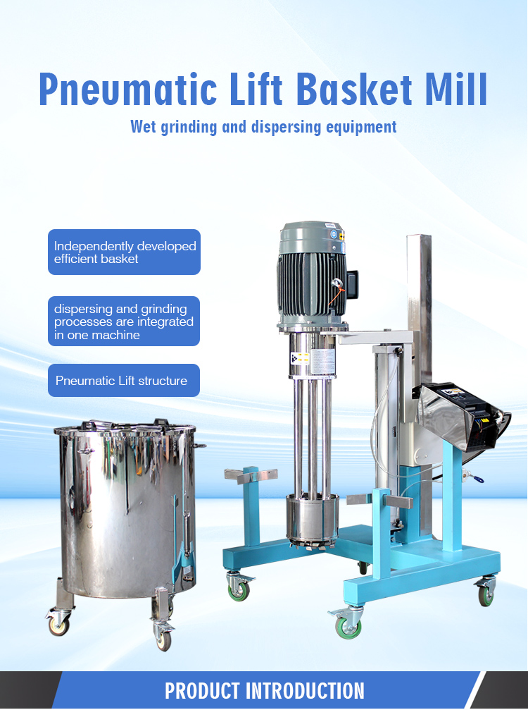 Pneumatic Lifting Paint Paste Grinding Machine, High Quality Pneumatic ...