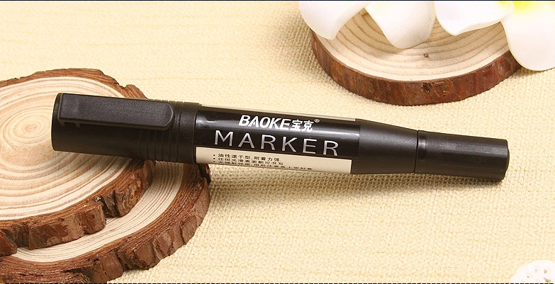 Two Heads Gel Ink Color Markers Mark Pen, High Quality Two Heads Gel ...