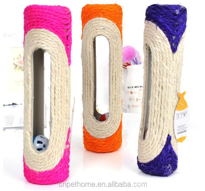 Sisal Roller With Three Plastic Balls Cat Toys, High Quality Sisal ...