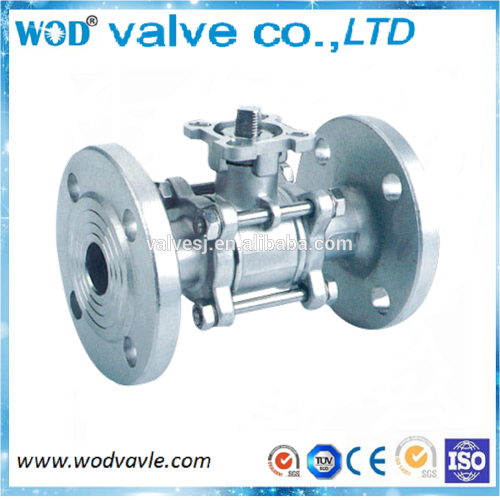 2-pc Flanged 2 Inch Dn50 Stainless Steel Ball Valve, High Quality 2-pc ...