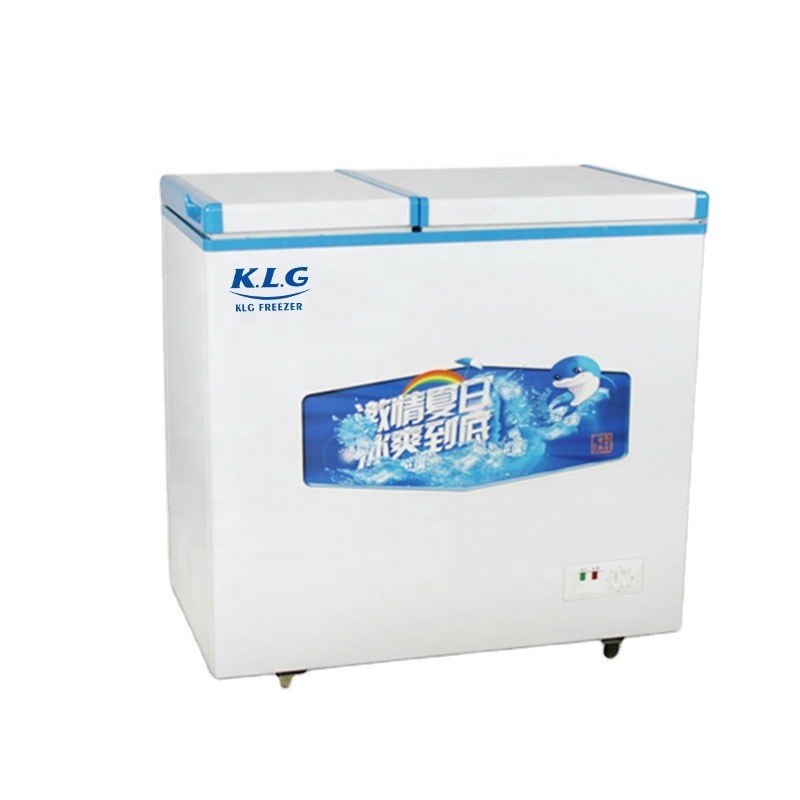 12v Dc Chest Freezer With Sliding Glass Door And Inner Light, High ...