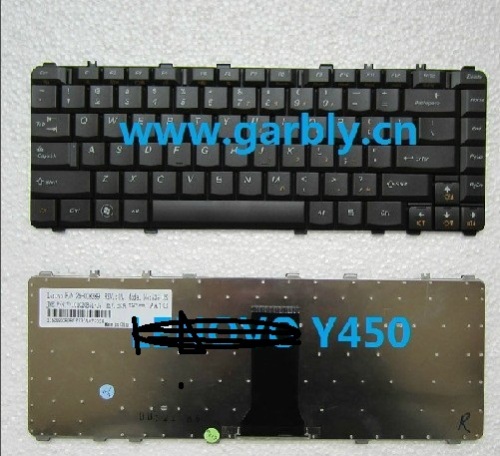 Layout Original Laptop Balck Us Keyboard For Lenovo Y450/y460/y550 ...