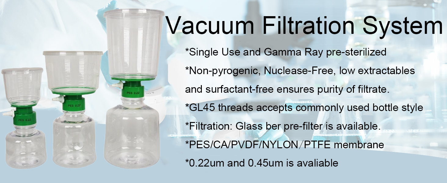 Luoron Vacuum Filtering Lab: Ps Material Medical Vacuum Filters, High ...