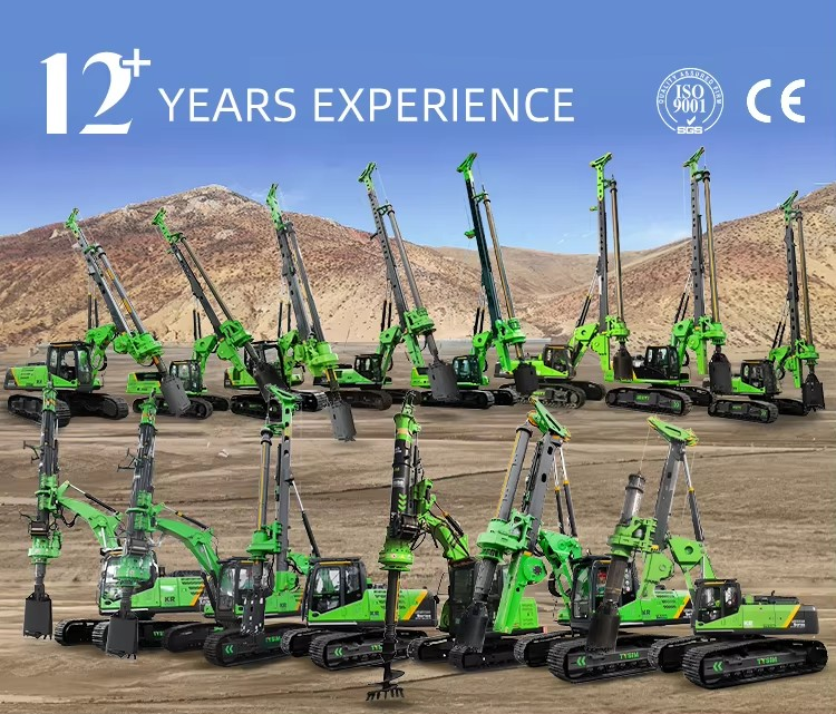 20m Deep Oilfield Modular Bore Pile Rotary Drilling Rig, High Quality ...