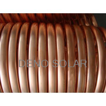 Copper Coil Evacuated Tube Solar Water Heater, High Quality Copper Coil ...