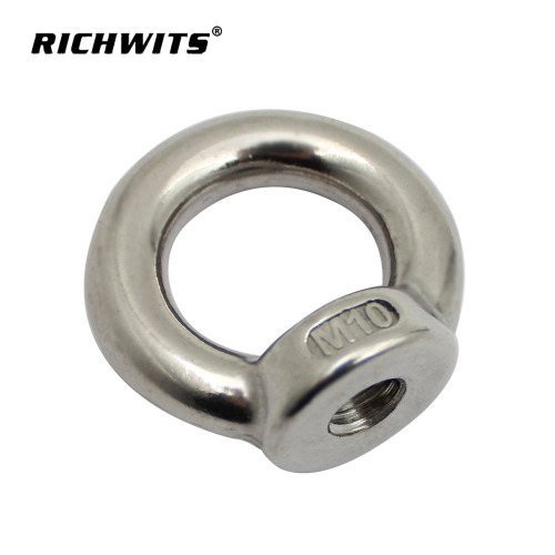 Stainless Steel 304/316 Lifting Eye Nuts Din582 Steel Forged Ring Nut ...