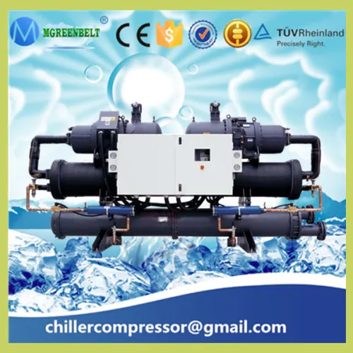 Double Compressor Screw Water Chiller, High Quality Double Compressor ...