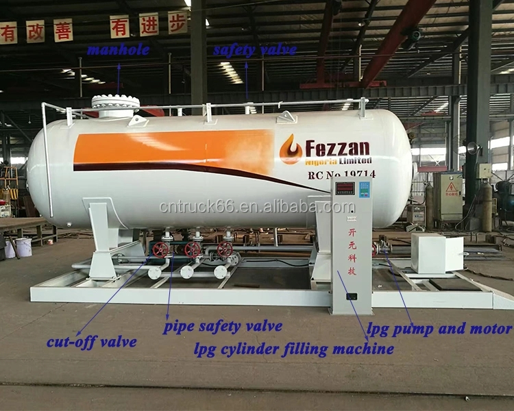 5000liters Gas Filling Station 5m3 Lpg Mini Station Sale Egypt, High ...