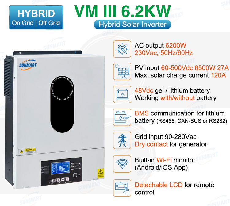 Voltronic Vm Iii 48 Volt Hybrid 6.2 Kw Power Inverter: Comprehensive ...