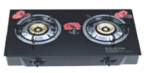 Glass Table Top Gas Cooker 2 Burners, High Quality Glass Table Top Gas ...