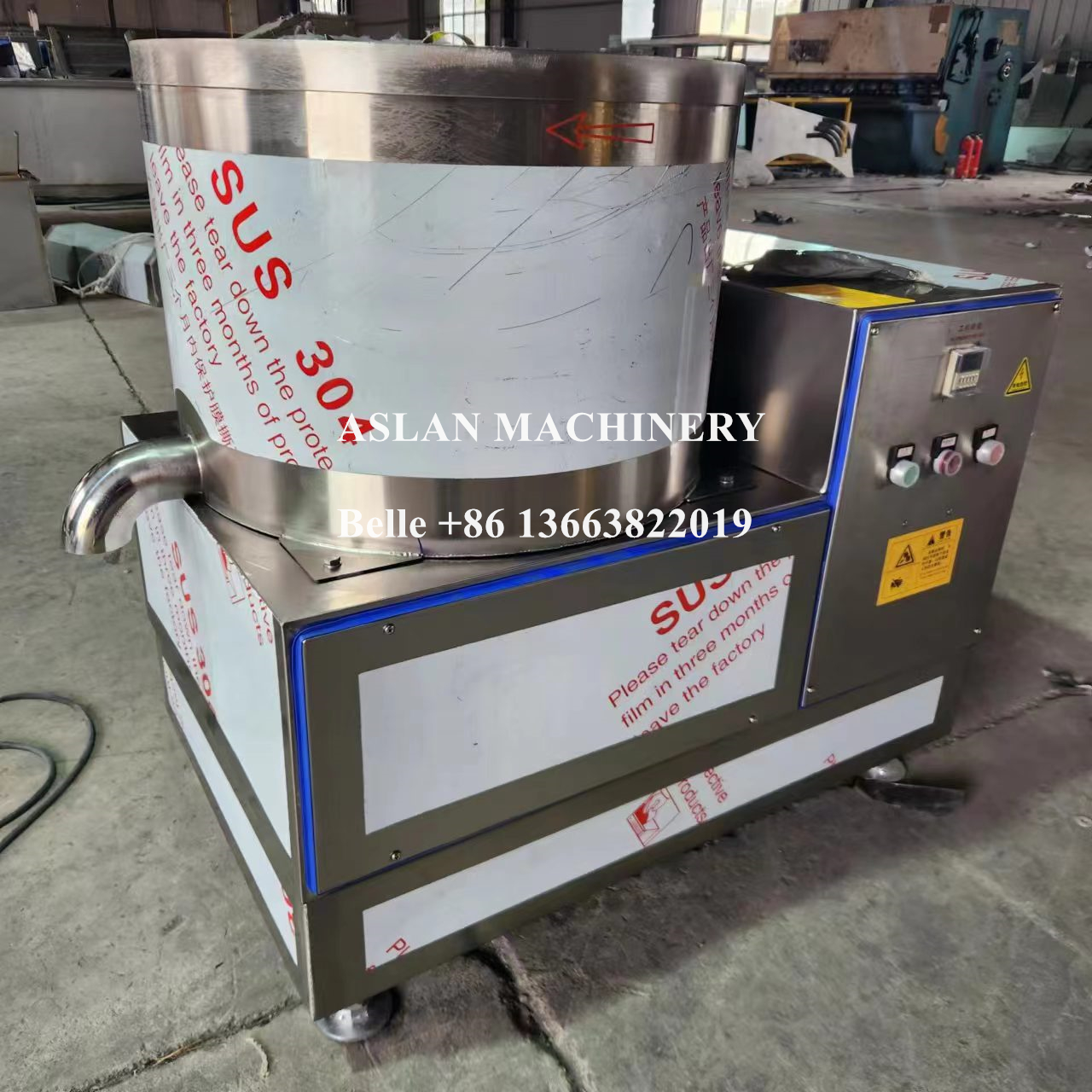 French Fries Oil Removing Machine - 15kg Vegetable Food Deoiling And ...