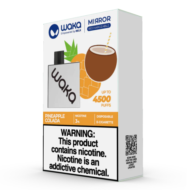 Waka Mirror Disposable Box 4500 Puffs Vape Wholesale, High Quality Waka ...