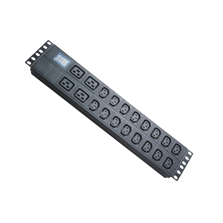 2u Server Rack Pdu พร้อม Iec C13 และการป้องกันไฟกระชากสำหรับการติดตั้ง ...