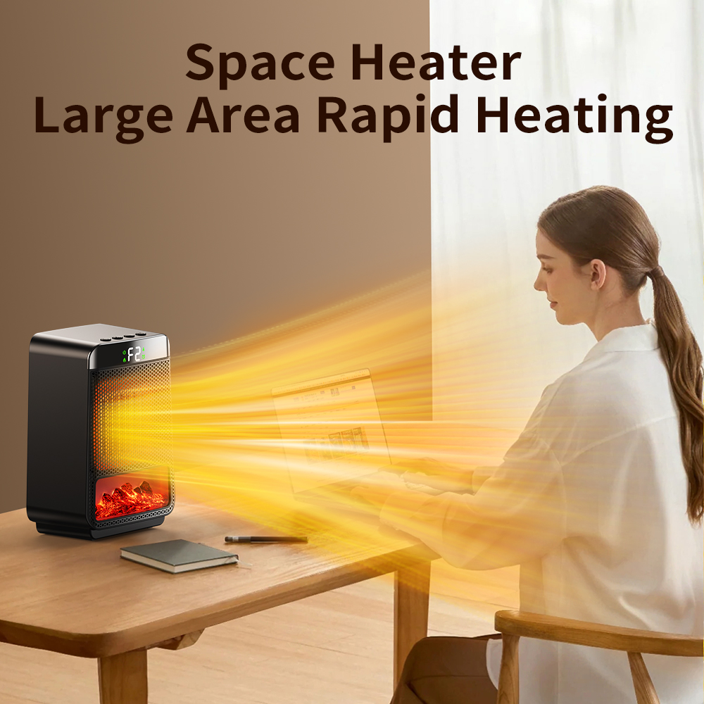3d Carbon Fire Electric Heater - Superconducting Ptc Home/office ...