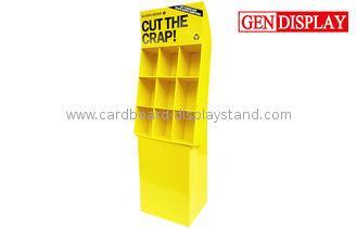 Compartment Cardboard Shop Display Stands With Colorful Pri, High ...