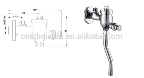 Brass Urinal Flush Master Valve, High Quality Brass Urinal Flush Master ...