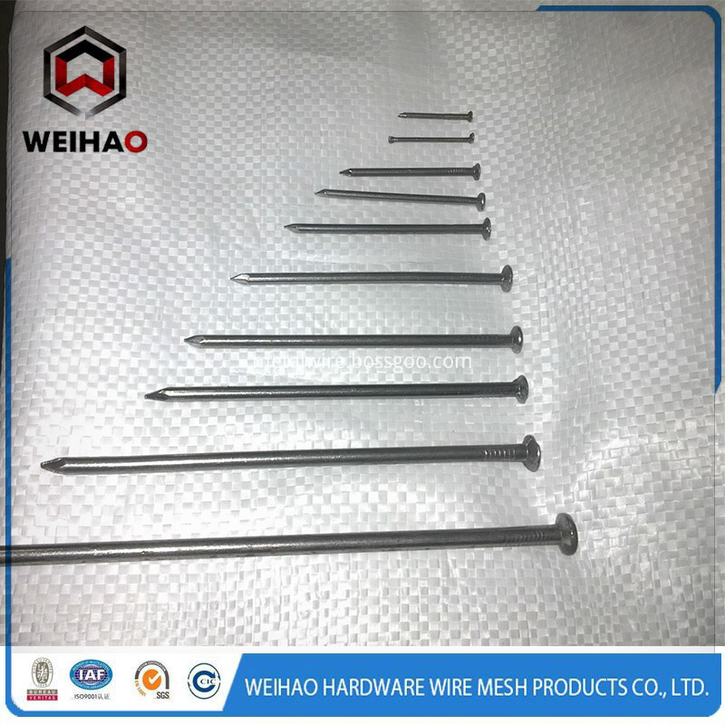 Endurable 고품질 아연 도금 된 손톱 손톱, Bossgoo.com의 고품질 Endurable 고품질 아연 도금 된 손톱 손톱