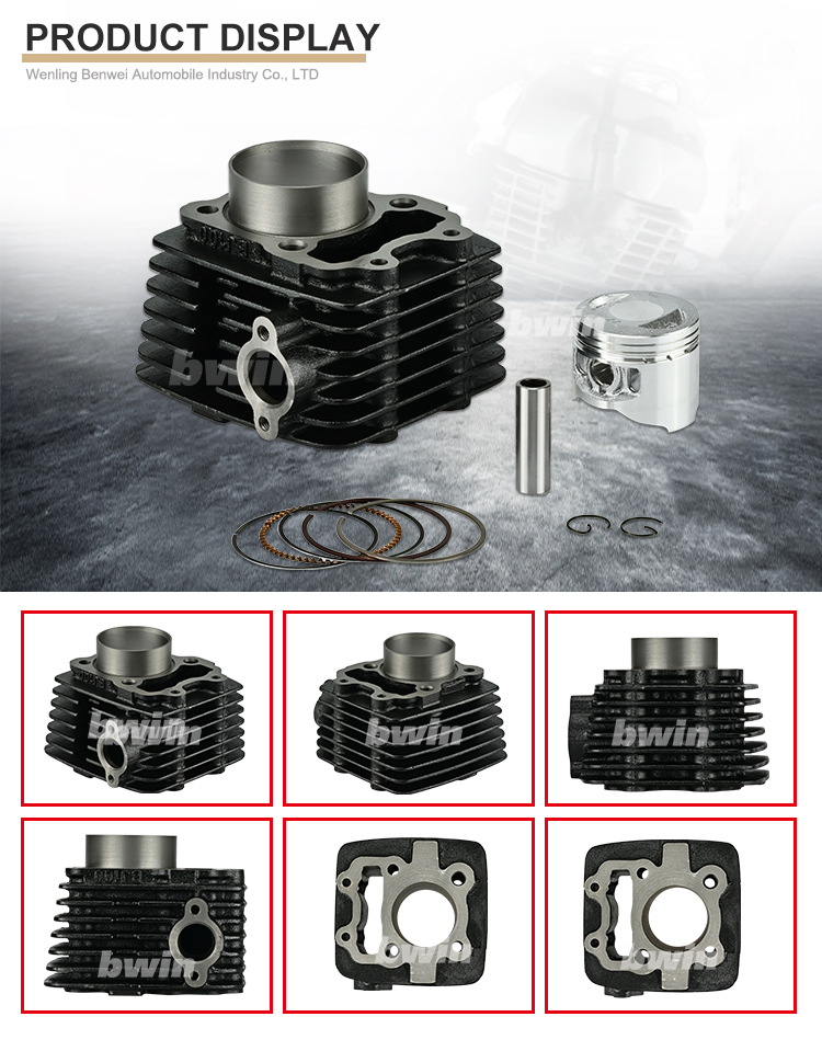 Ct100 Boxer 53mm Scooter Cylinder Block Kit - Top Quality Piston Ring ...