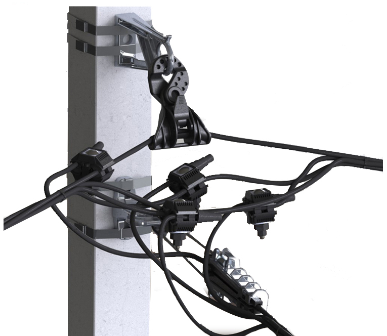 Abc Suspension Clamp: Wedge Strain Clamp, Transmission Line Fitting ...