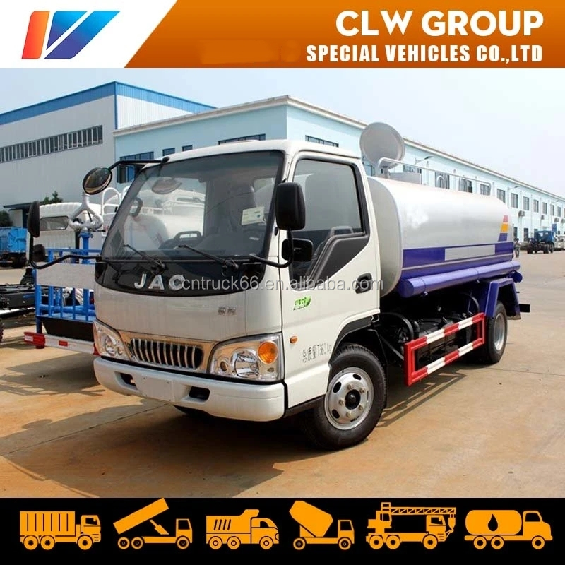 Jac 5000 Liters Water Bowser Truck 5 Ton Fire Fighting Water Tank Truck ...