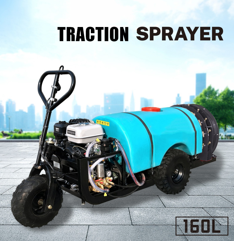 3 Wheeled High Pressure Self-powered Towable Agricultural Spray Pump ...