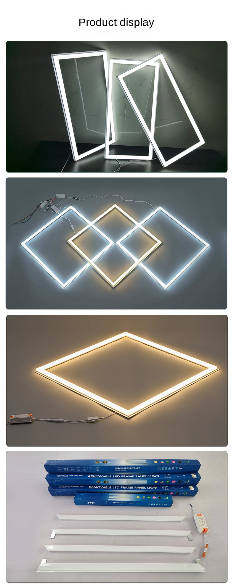 Custom Size Recessed Surface Mount Led Panel Lights, High Quality ...