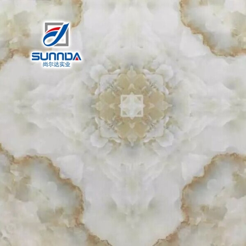 Ivory Marble Look Porcelain Floor Tiles 24*24 ,full Galzed Glossy ...