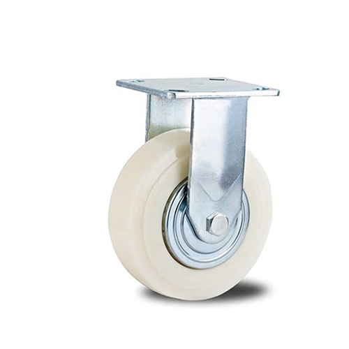 Heavy Duty White With Cover Rigid Caster Wheels, High Quality Heavy ...