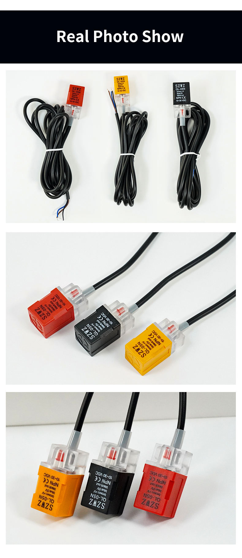 Fotek Ql-05n Npn Inductive Proximity Switch - Square Shape Three-wire ...