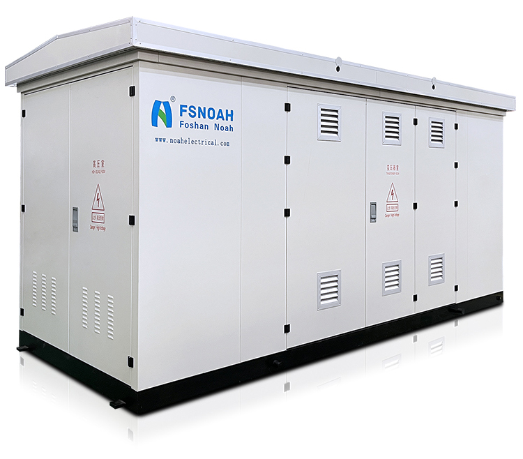 Customized 2500kva Compact Transformer With Rmu For Eeu Standards, High ...