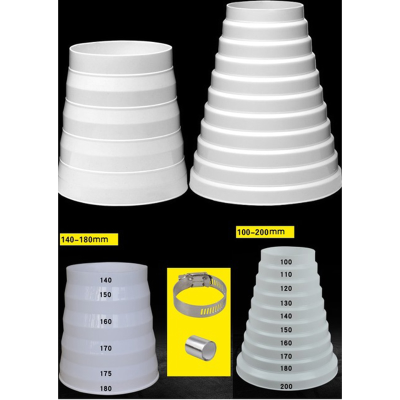 Plastic Air Vent Ducting Duct Reducer Straight Duct Reducer And ...