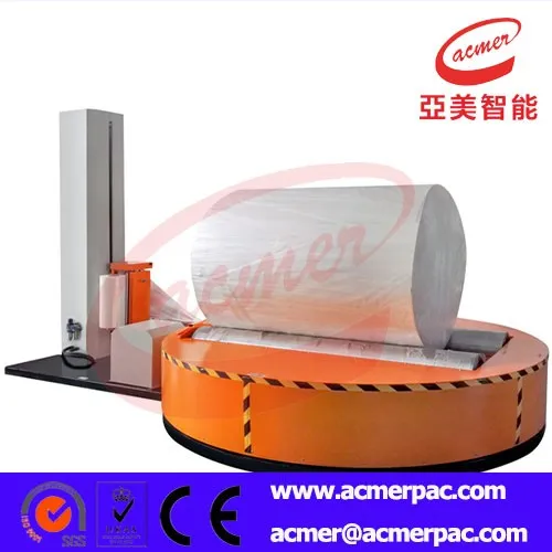 Auto Film Apply/cut Paper Roll Wrapping Machine, High Quality Auto Film ...