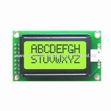 8 X 2 Lines Lcd/character Module With 6 O' Clock Viewing Angle And 38 X ...