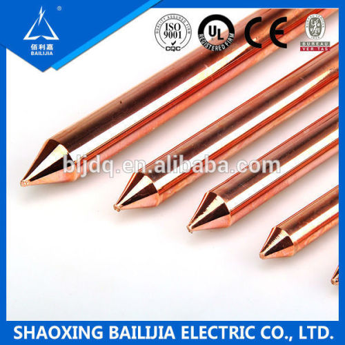 Electrical Pure Copper Grounding Rod, High Quality Electrical Pure ...