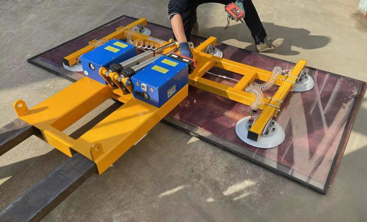 Ce Certified Forklift Fixture Vacuum Lifter For Glass Panels And Metal ...