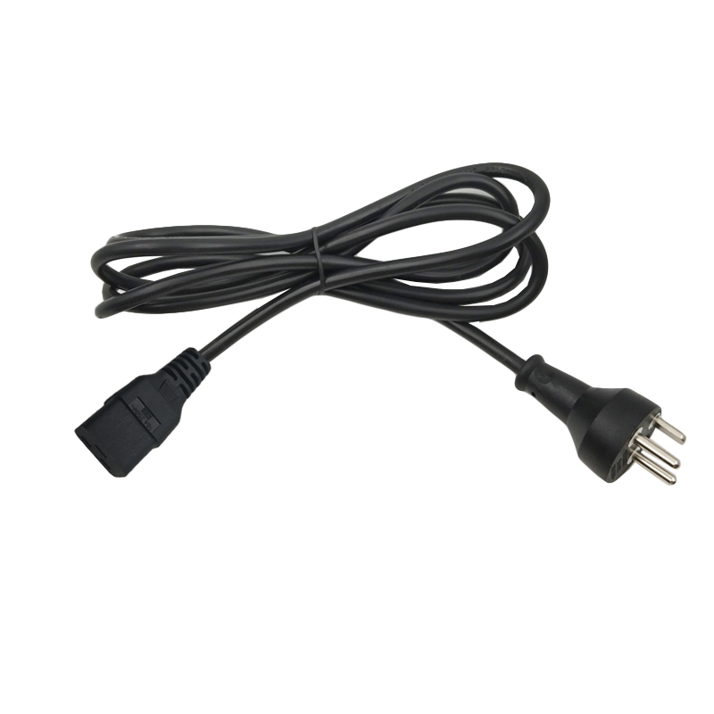 Type K Plug To Iec C19 Connector Danish Power Cord, High Quality Type K ...