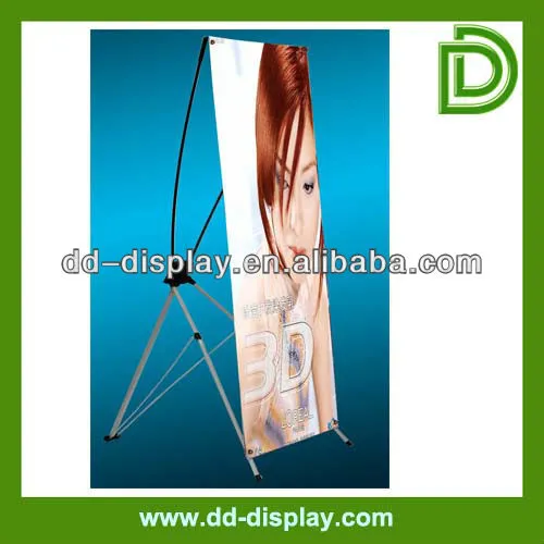 Foldable Aluminum Adjustable X Banner Display, High Quality Foldable ...