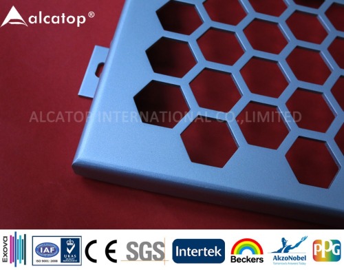 Pvdf Coating Perforated Aluminum Solid Panel, High Quality Pvdf Coating ...