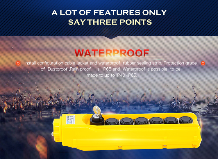 6 Hole Button Control Box Switch With Lock Tnha1-63ck, High Quality 6 ...