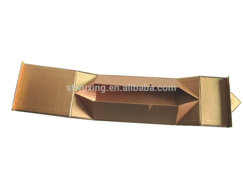 Flat Pack Luxury Paper Foldable Gift Box, High Quality Flat Pack Luxury ...