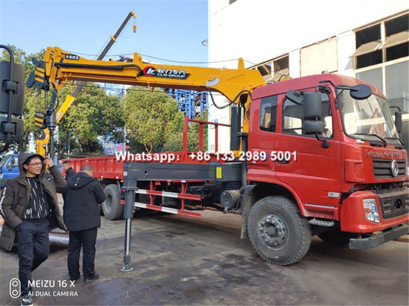 10 Ton Dongfeng Truck Mounted Hoist Crane Drilling Machine Price In ...