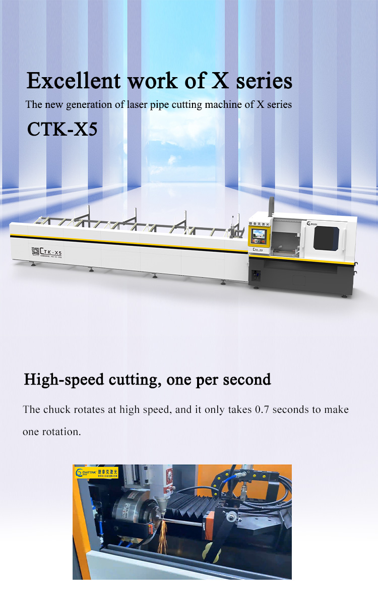 Extensive Range Round Pipe Laser Cutting Machine, High Quality ...